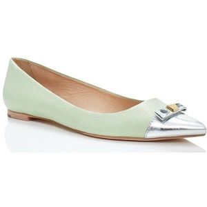 kate spade | Shoes | Kate Spade Ginny Too Flat Sage Silver | Poshmark